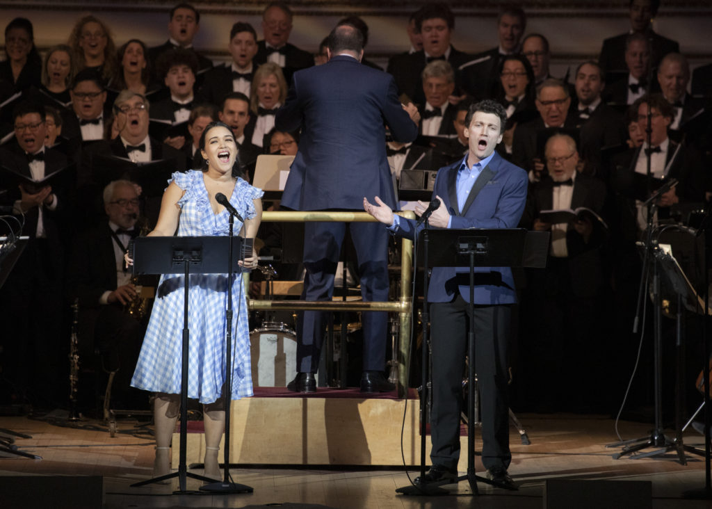 Mikaela Bennett, Bryce Pinkham in Let 'Em Eat Cake. MasterVoices ...